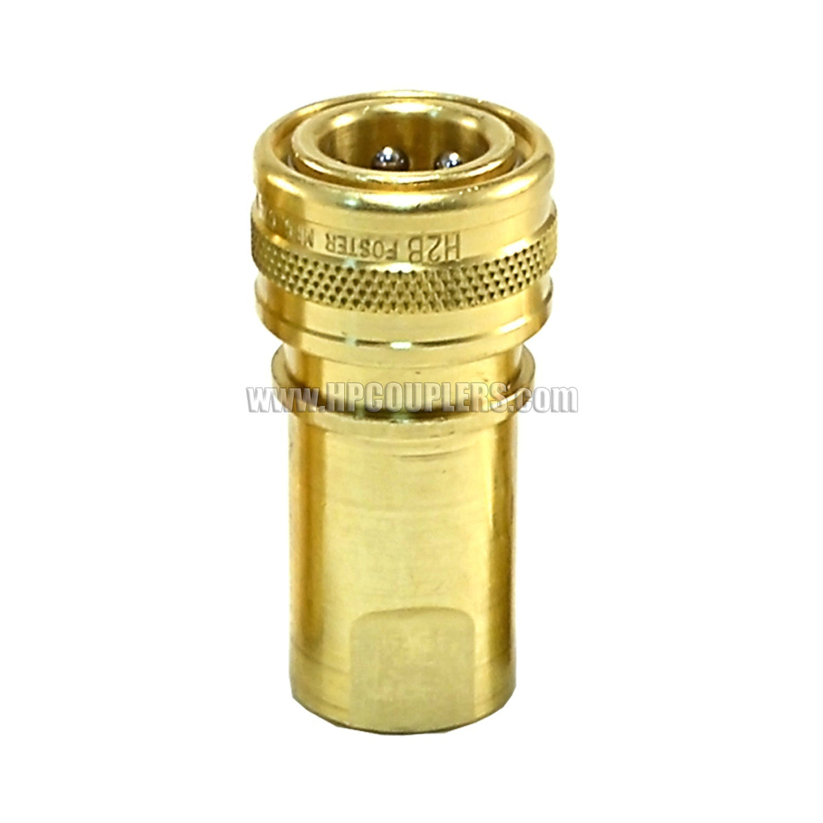 Foster H6B, FHK Series, ISO B, 3/4" Two Way Shut-off, Coupler, Brass ...