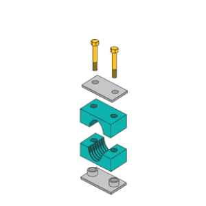 ZSI - Beta Hydraulic Clamps, H6038S, Heavy Single Series, 2 3/8" Tube ...