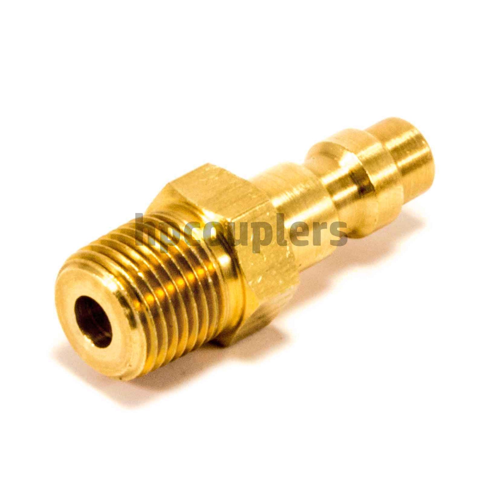 Foster 22-2B, 2 Series, Industrial Plug, 1/8" Male NPT, Brass — hpcouplers